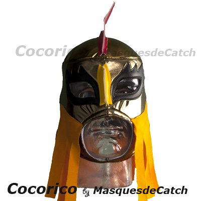 Masque de catch Cocorico (Giro) - Masque pour deguisement Lucha Libre